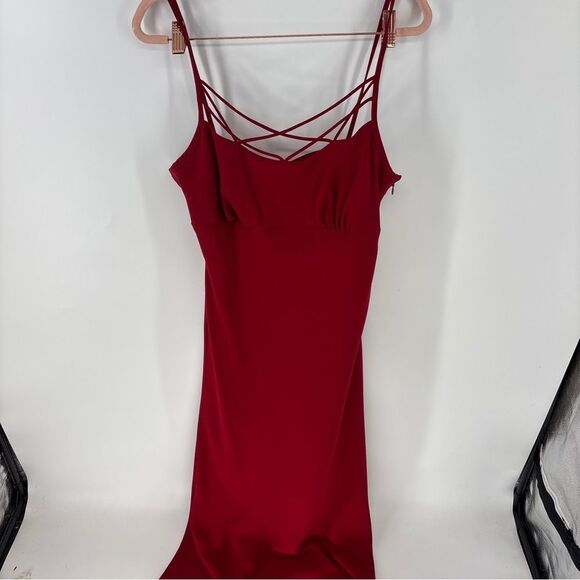 Evan Picone | Dresses | Evan Picone Red Backless Dress | Poshmark